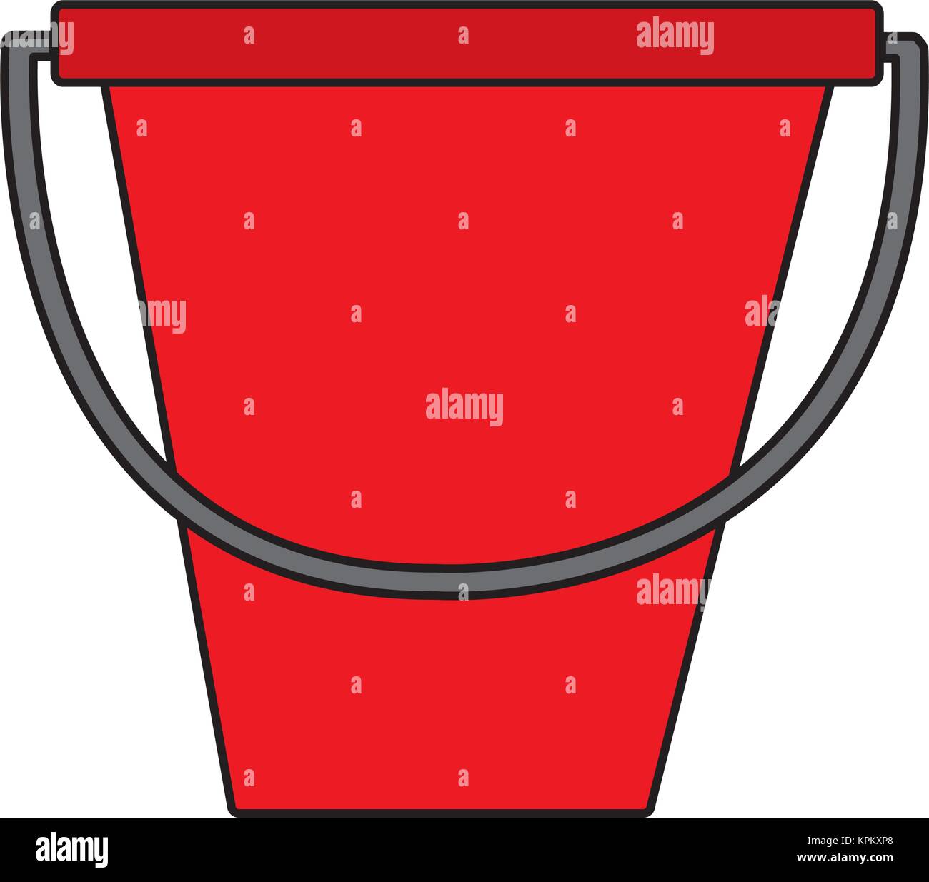 Ocean sand water container bucket Stock Vector Images - Alamy
