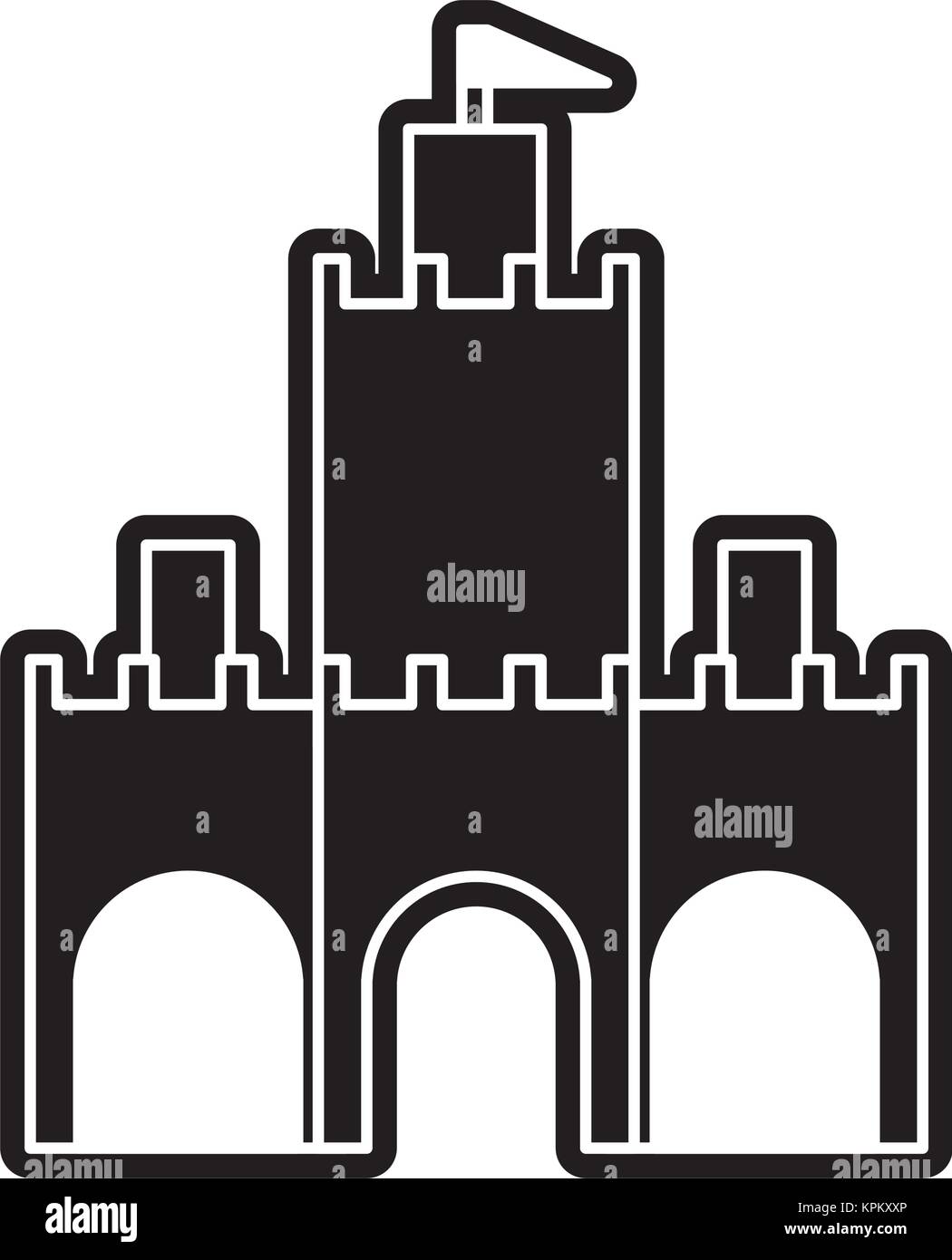 Isolated castle design Stock Vector Image & Art - Alamy