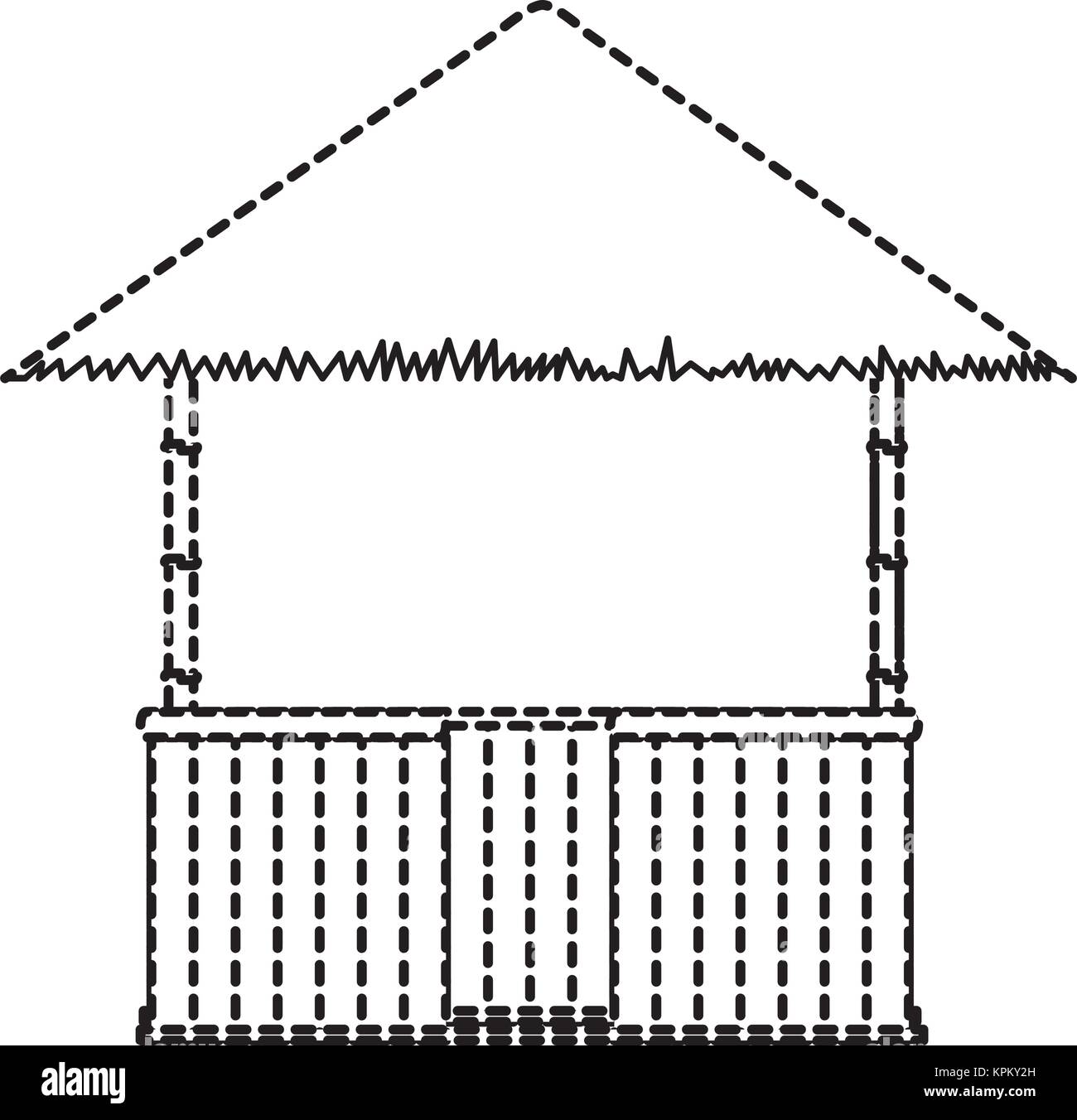 Isolated hut design Stock Vector Image & Art - Alamy