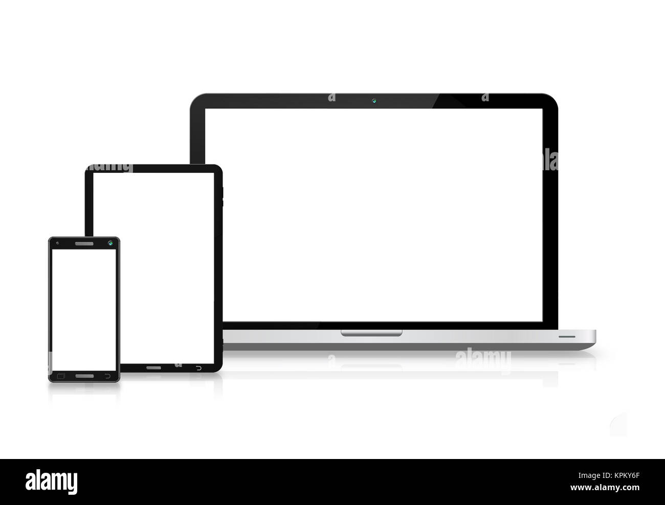 Modern digital tech device collection Stock Photo - Alamy