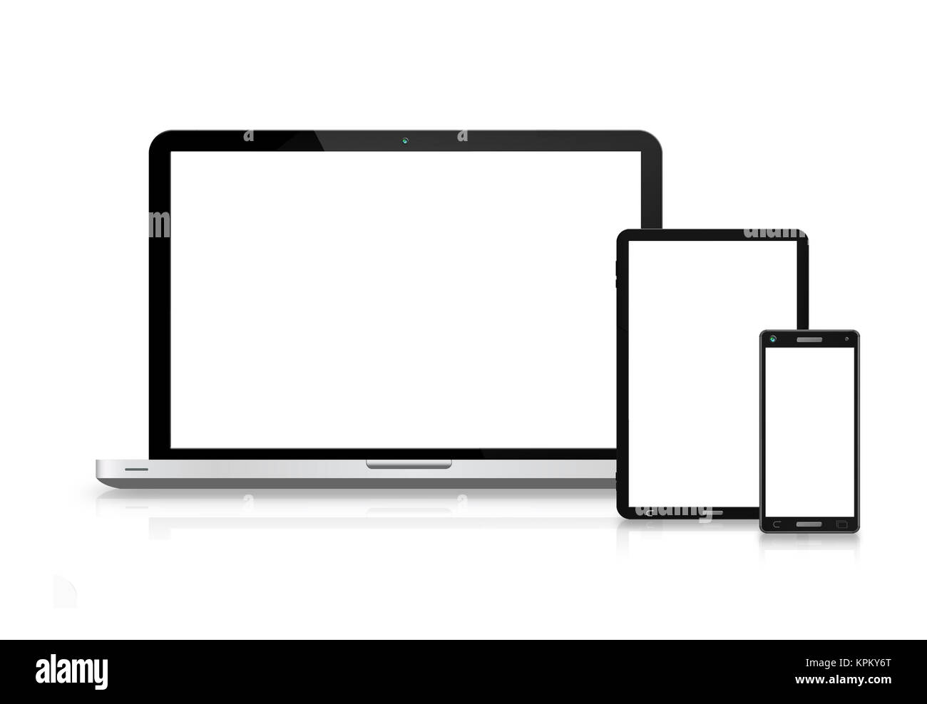 Modern digital tech device collection Stock Photo - Alamy