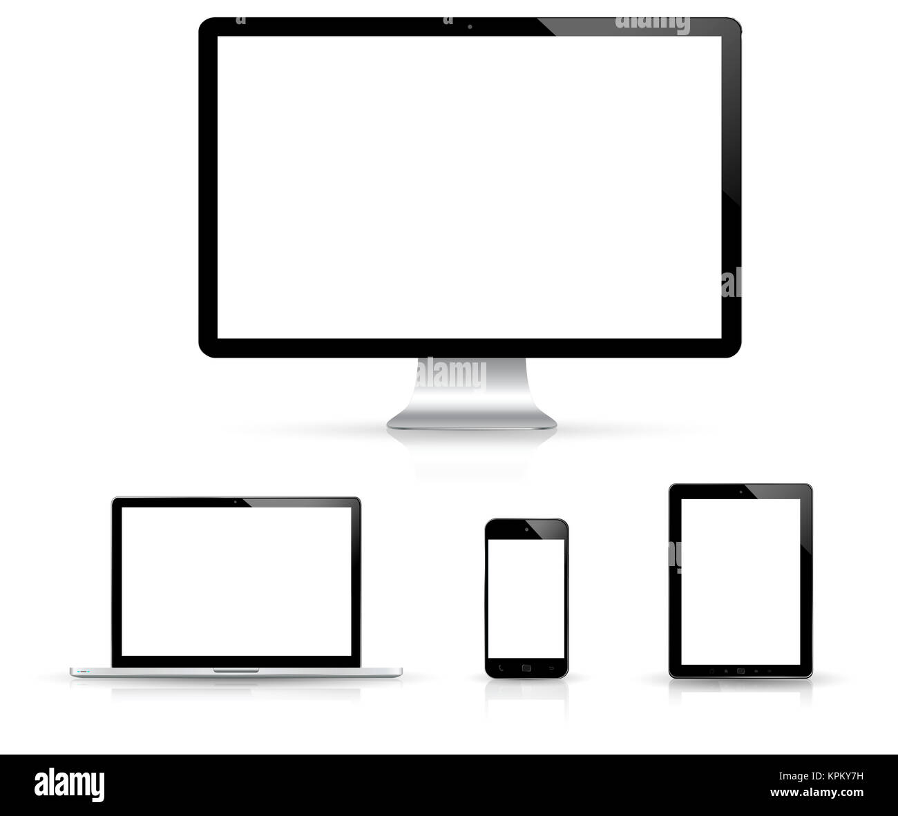 Modern digital tech device collection Stock Photo - Alamy