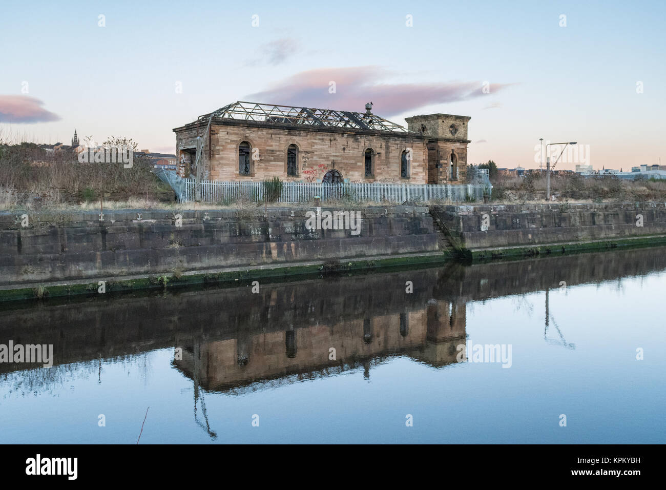 The Pump House, Govan Graving Docks, Glasgow, Scotland, UK Stock Photo ...