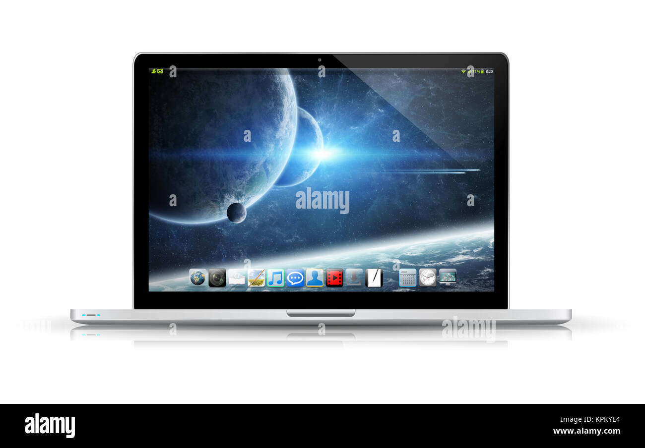 Modern digital laptop Stock Photo - Alamy