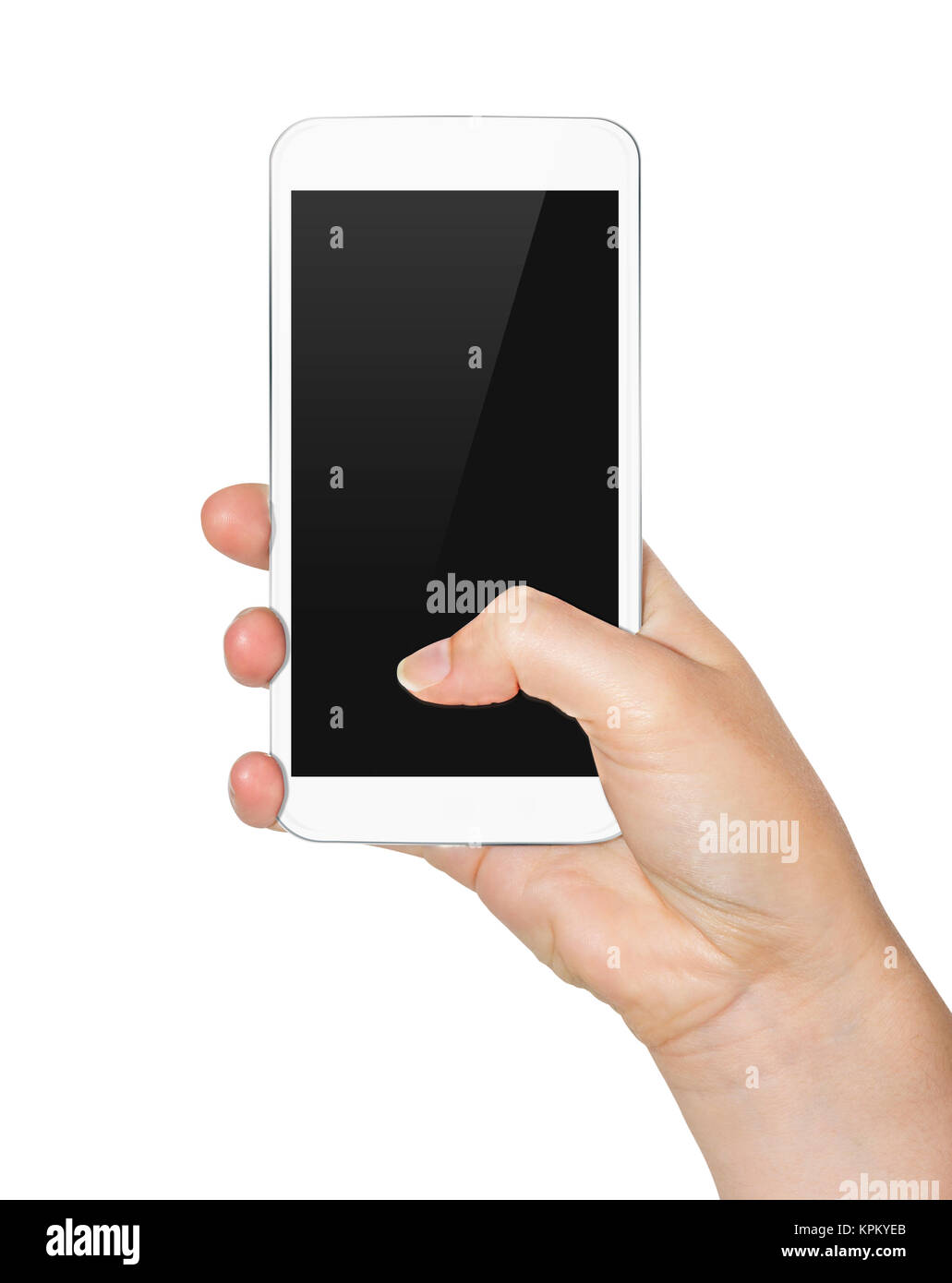 Hand with mobile phone Stock Photo - Alamy