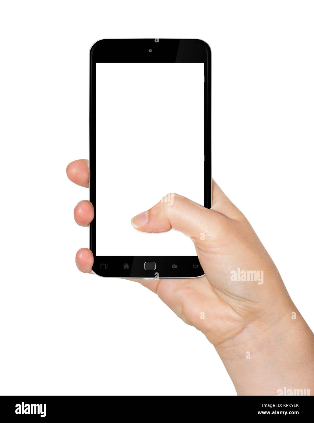 Hand with mobile phone Stock Photo - Alamy
