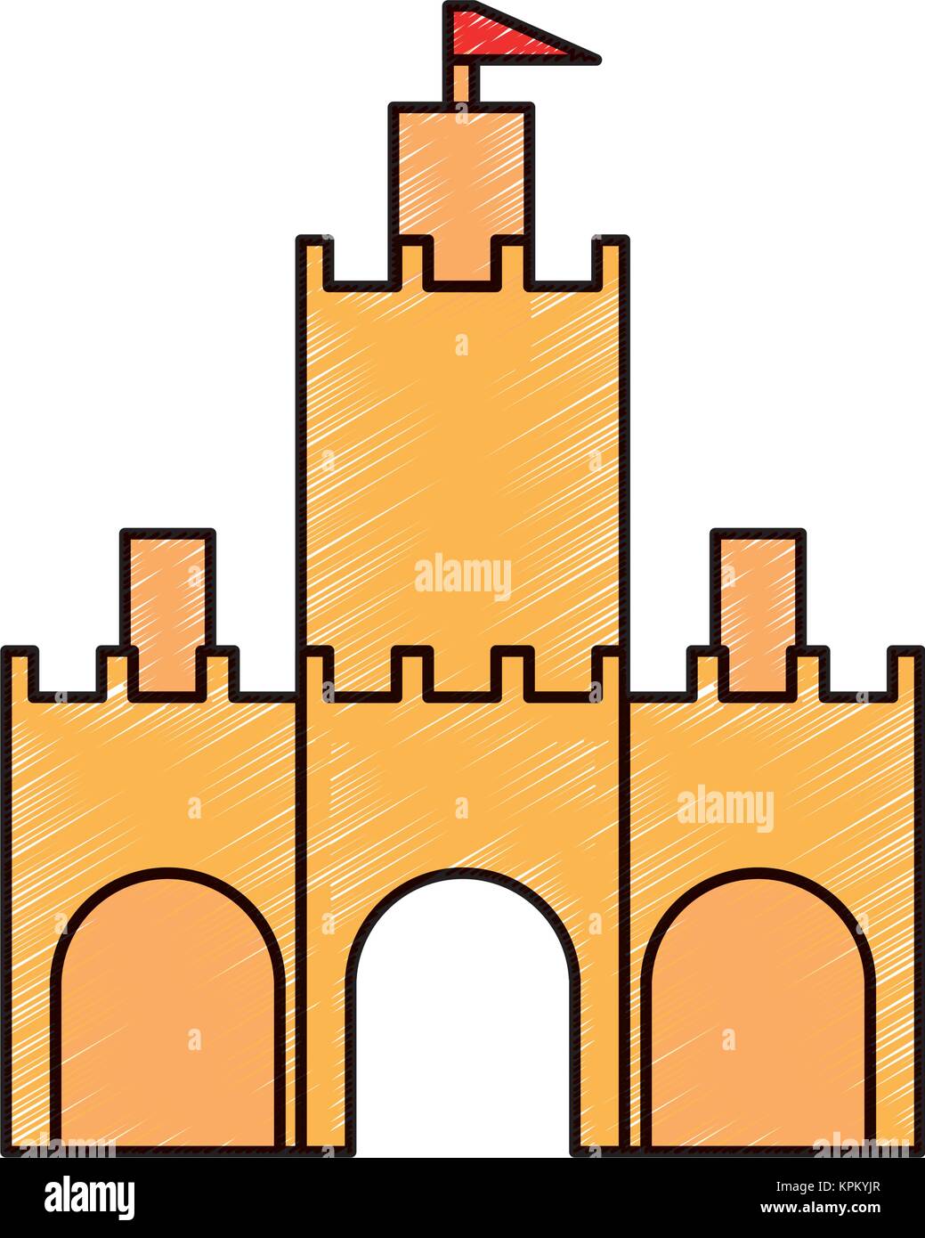 Isolated castle design Stock Vector Image & Art - Alamy