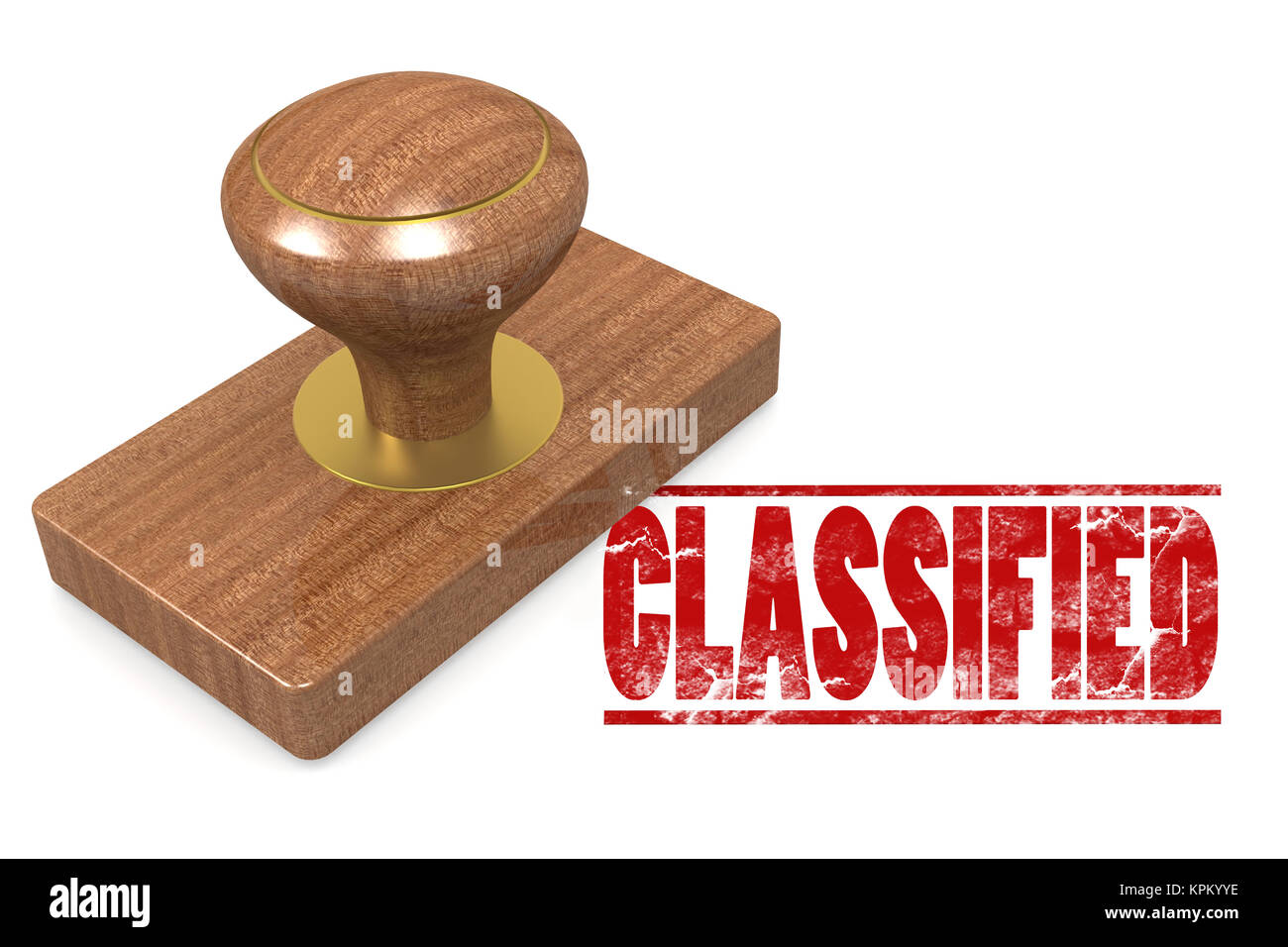 Classified wooded seal stamp Stock Photo - Alamy