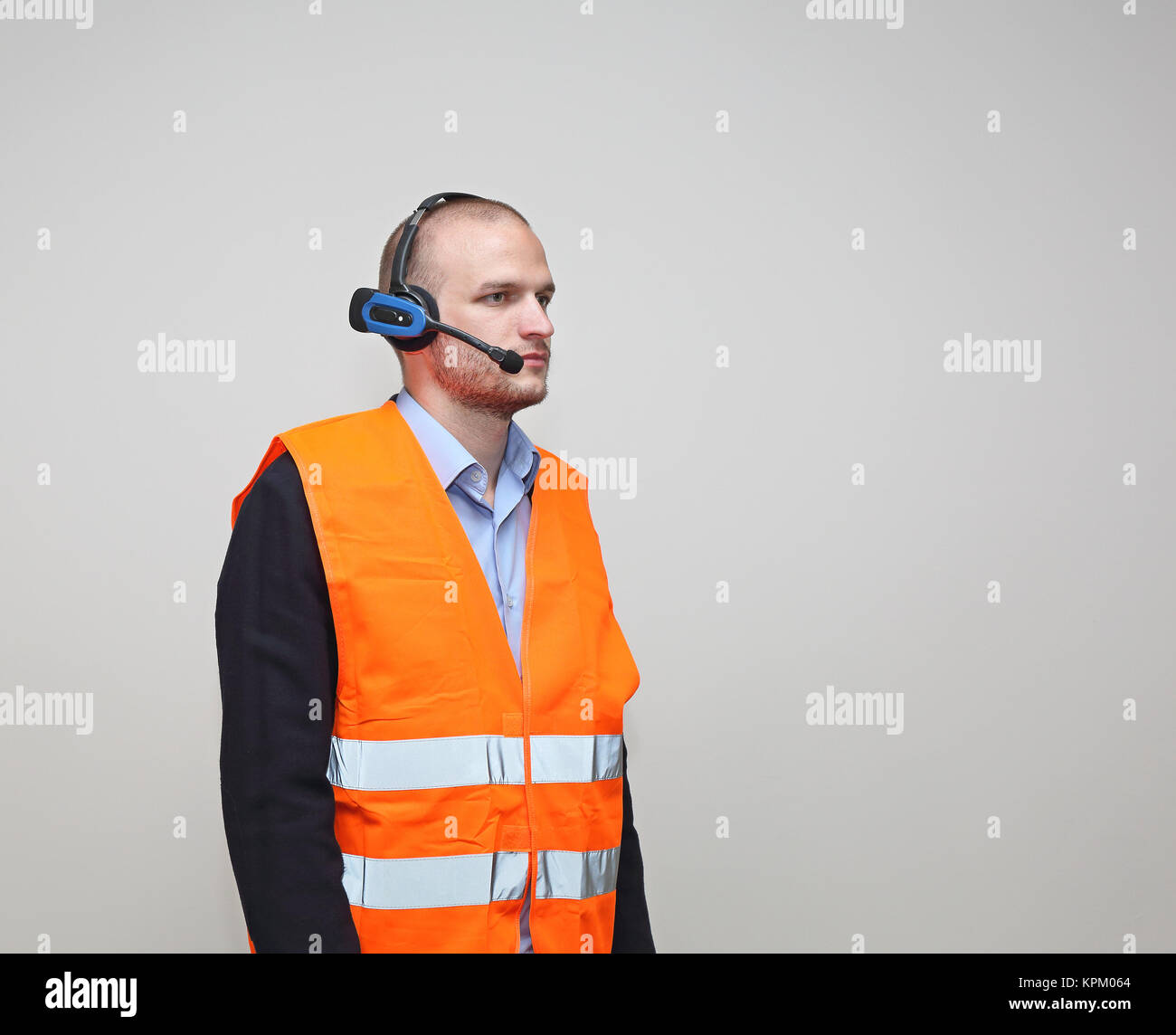 Wireless Picking Headset Stock Photo - Alamy