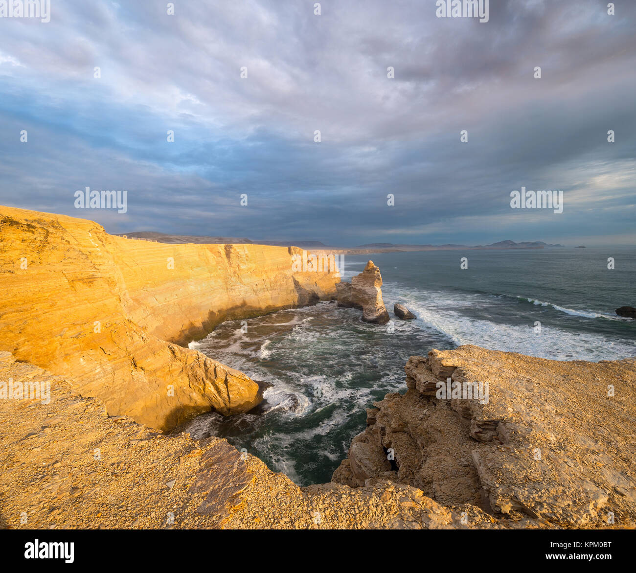 Cathedral Rock Formation, Peruvian Coastline, Rock formations at the ...
