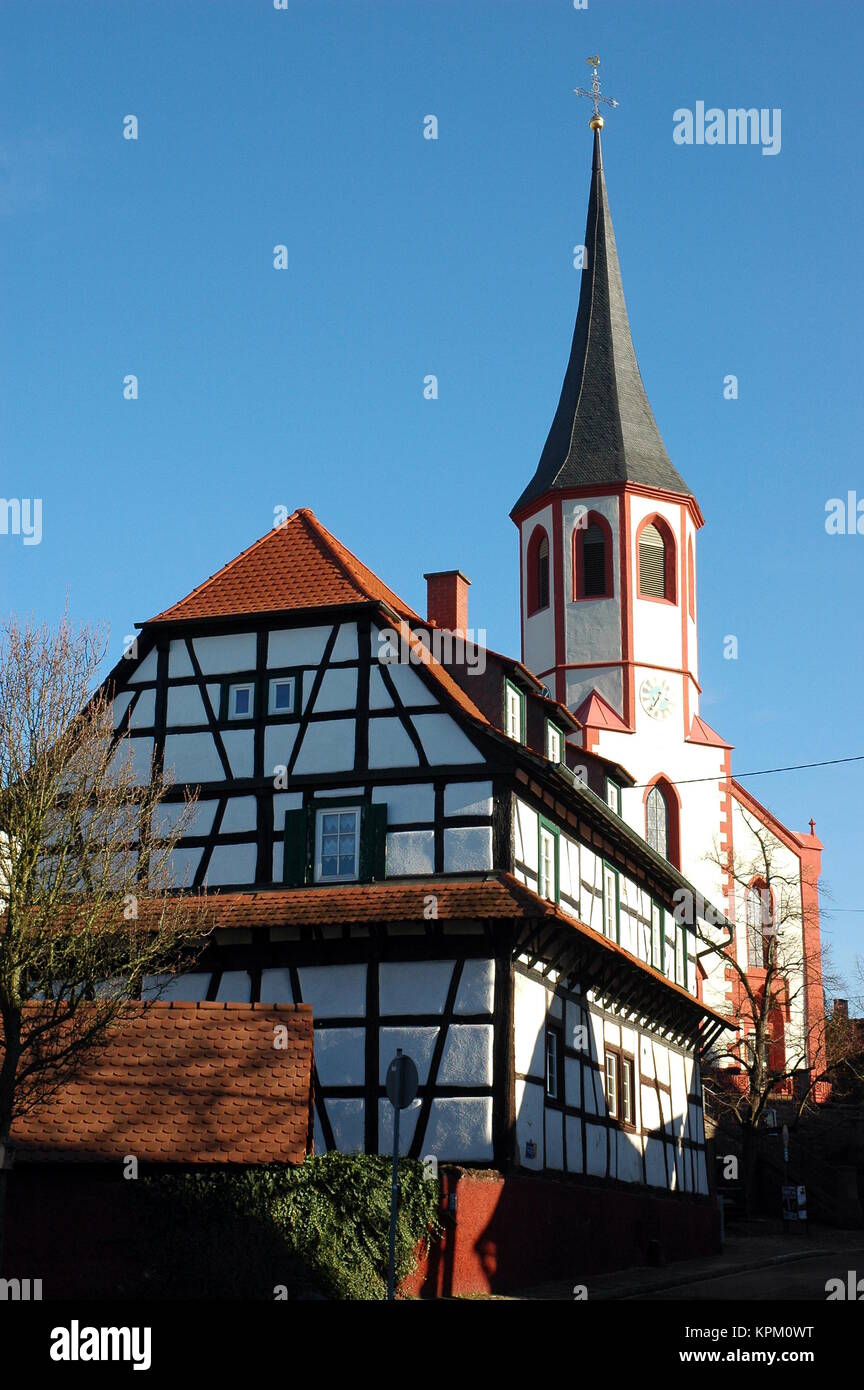 former customs station in the old town center in knielingen Stock Photo ...