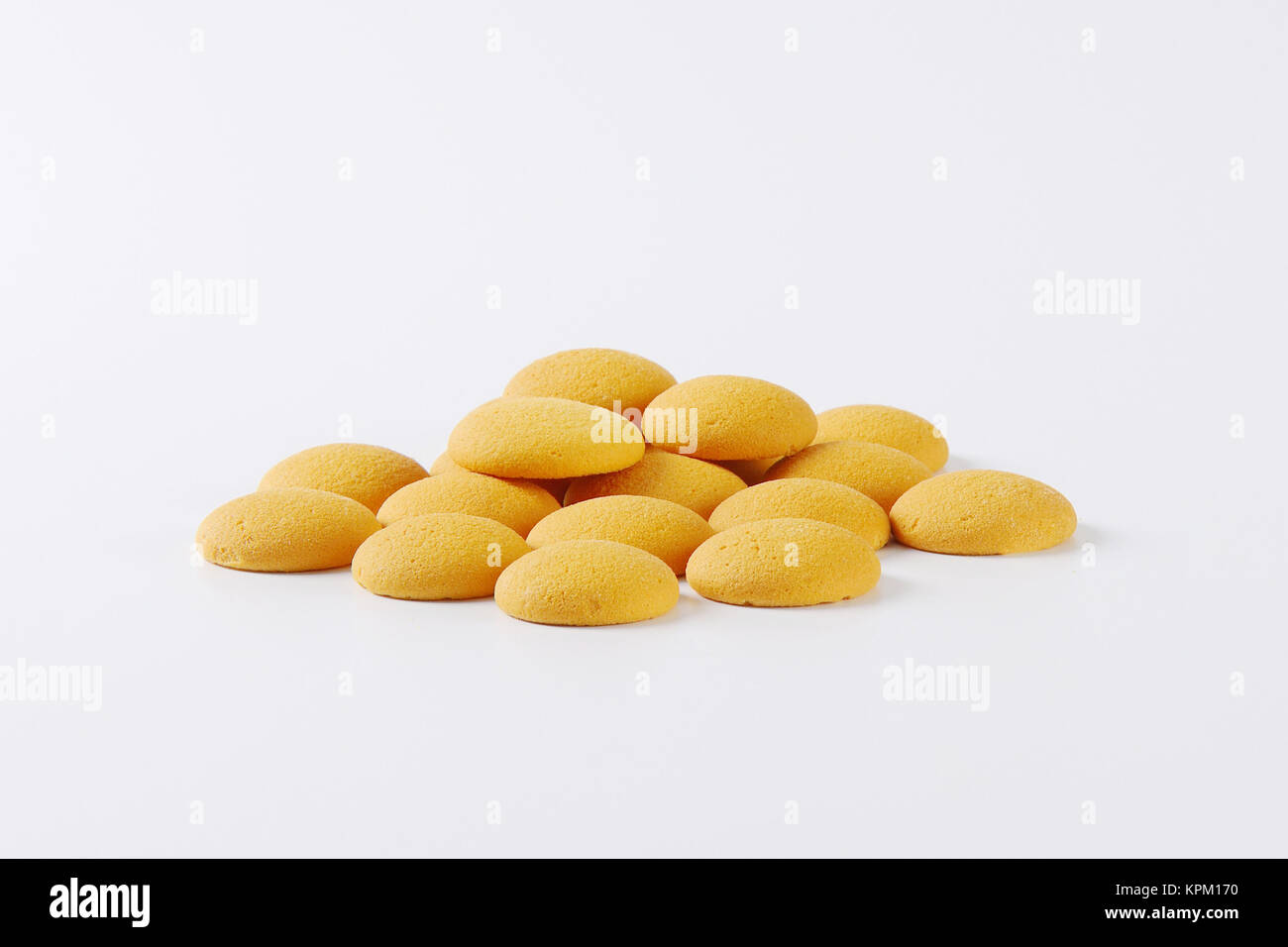 round sponge biscuits Stock Photo - Alamy