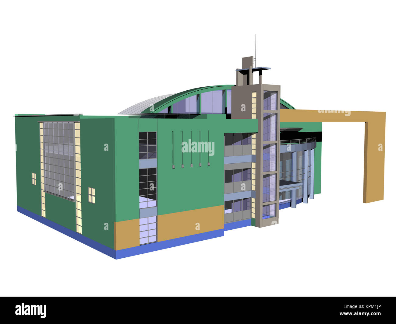 Exhibition complex Cut Out Stock Images & Pictures - Alamy