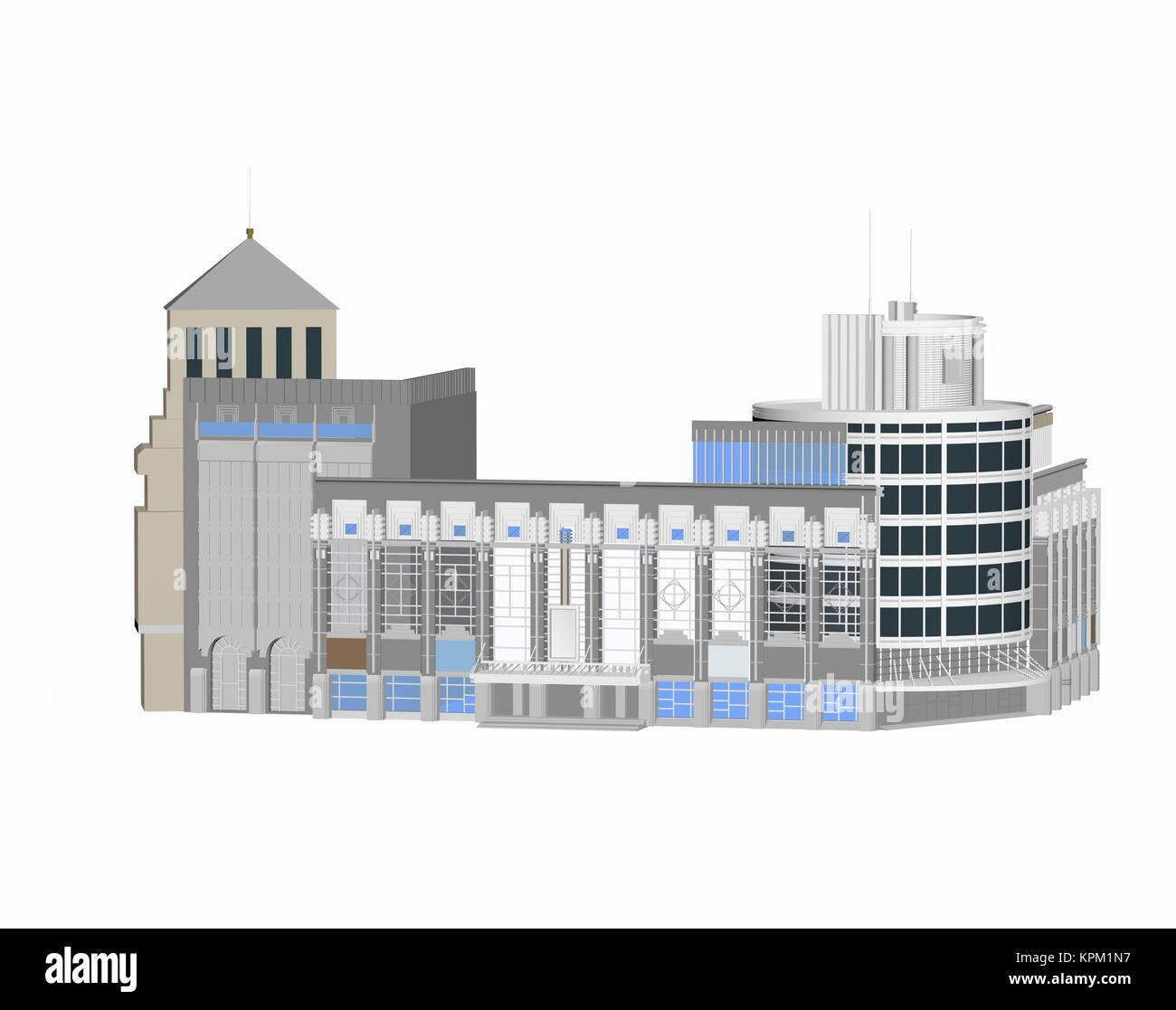 Hall complex Cut Out Stock Images & Pictures - Alamy