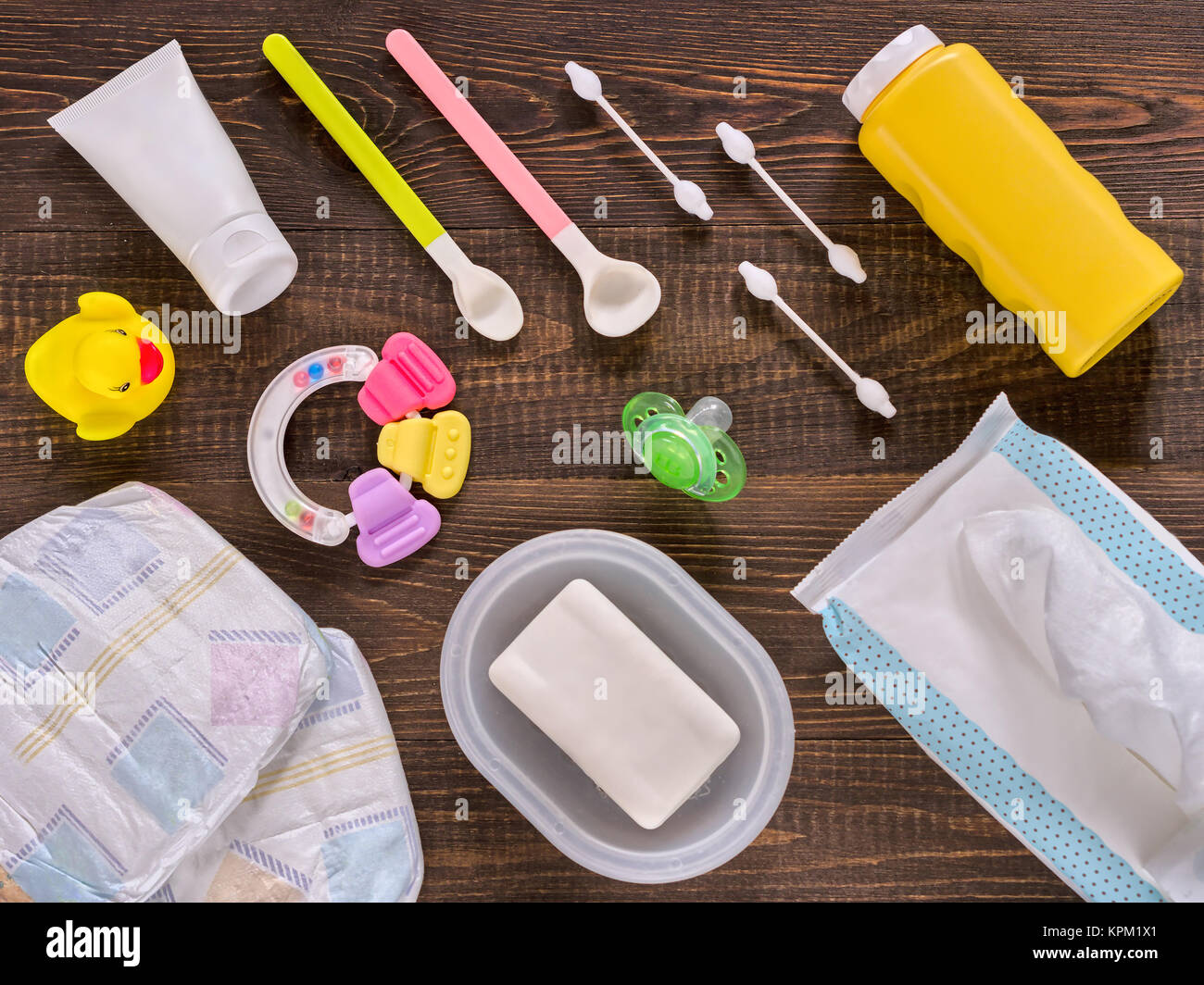 Baby care essentials hi-res stock photography and images - Alamy