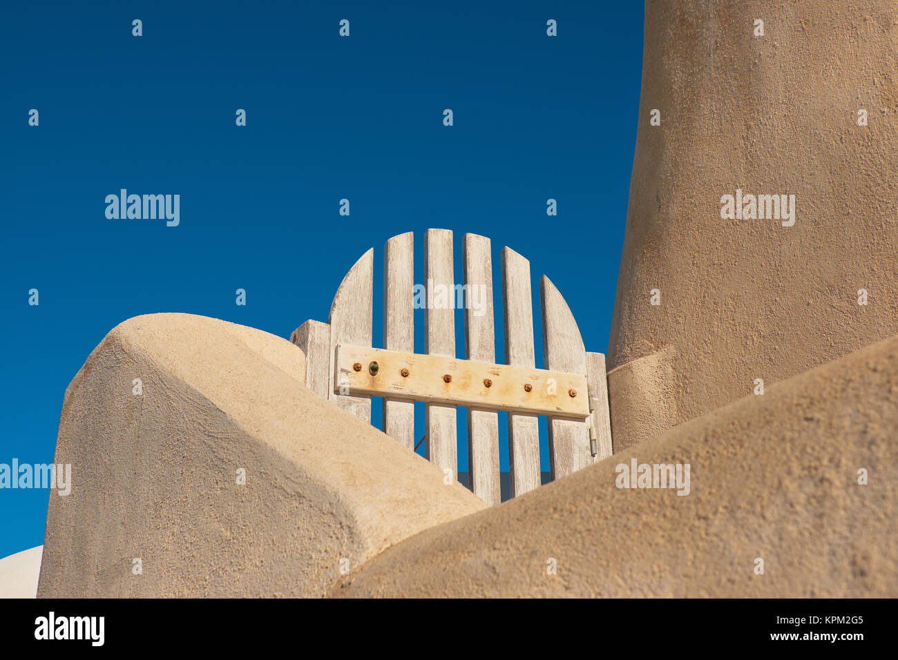 Gate fence traditional greek hi-res stock photography and images - Alamy