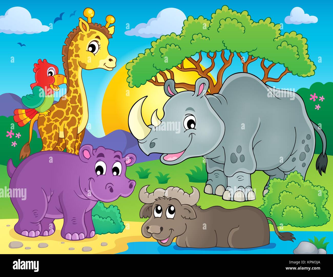 African fauna theme image 3 Stock Photo - Alamy