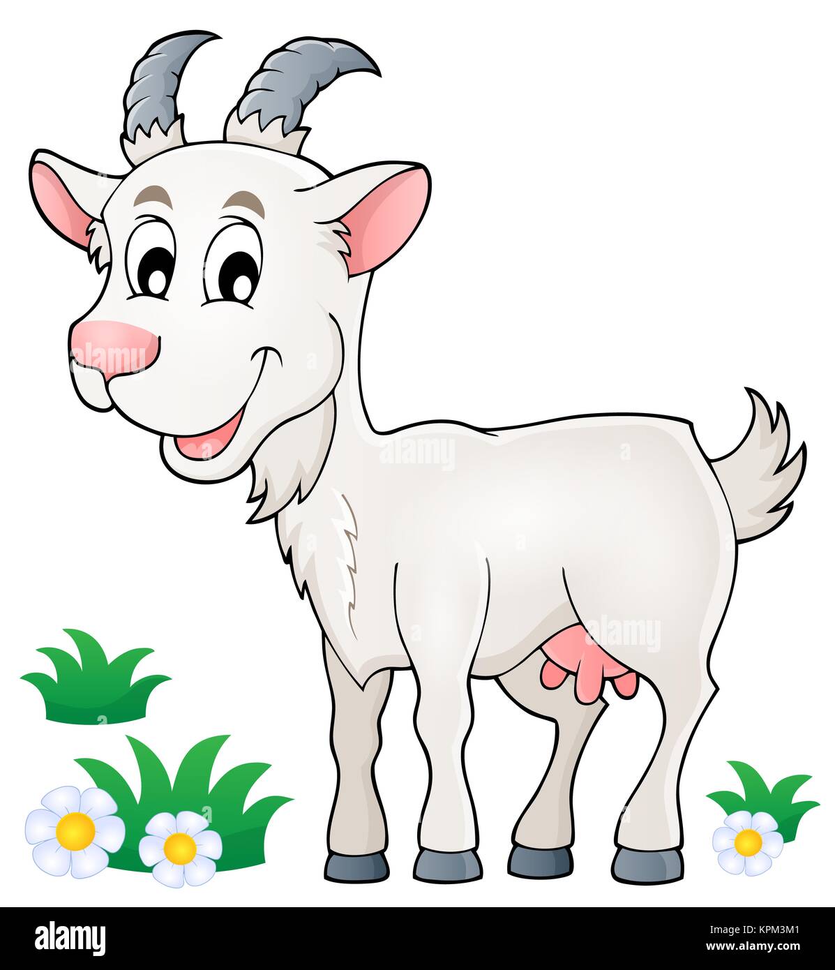 Goat theme image 1 Stock Photo - Alamy