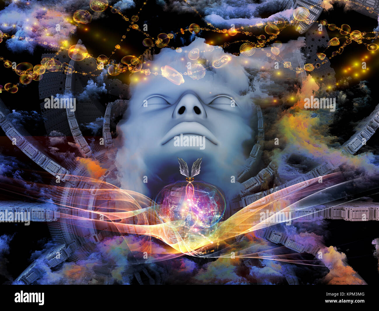 The World Is Mind Stock Photo - Alamy