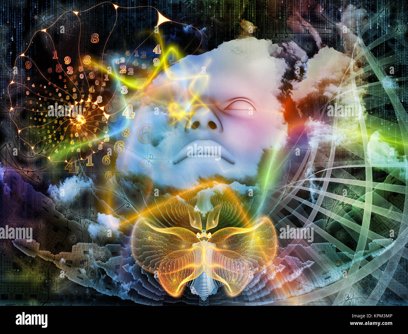 The World Is Mind Stock Photo - Alamy