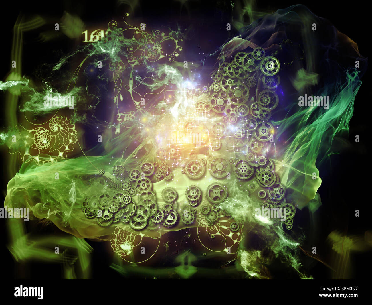 Depth of Math Visualization Stock Photo - Alamy