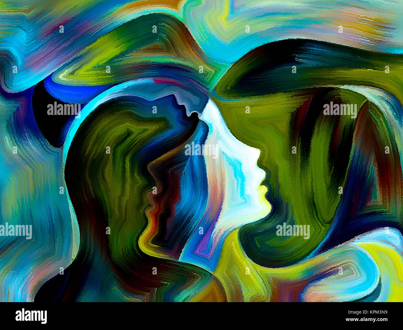 Inner Life of Sacred Hues Stock Photo - Alamy
