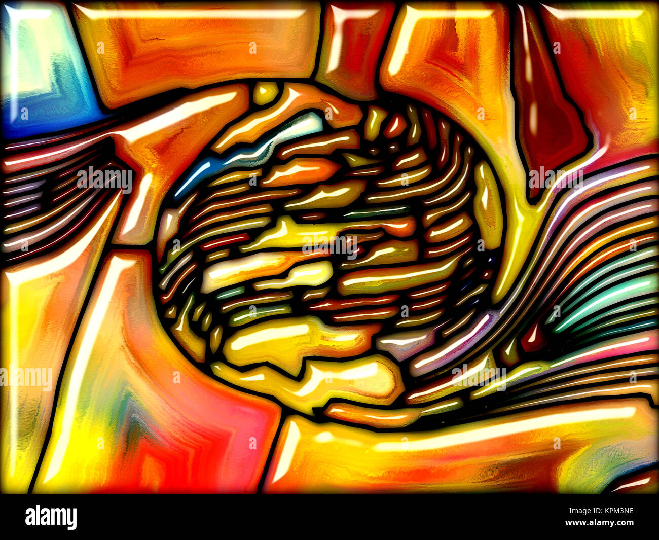 Dynamic stained glass window hi-res stock photography and images - Alamy