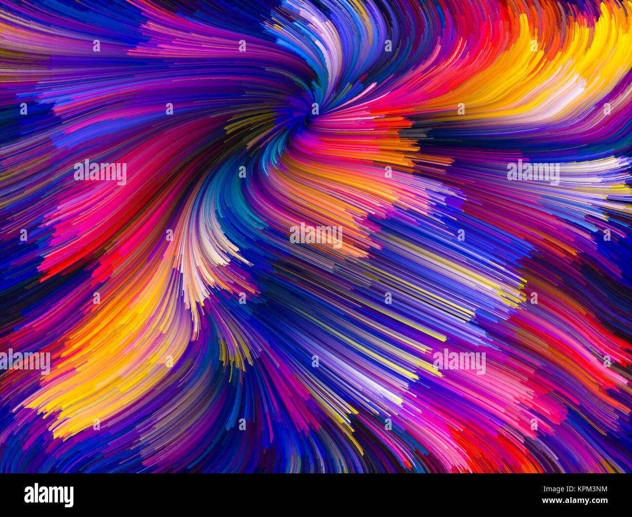 Accidental Color Vortex Stock Photo - Alamy