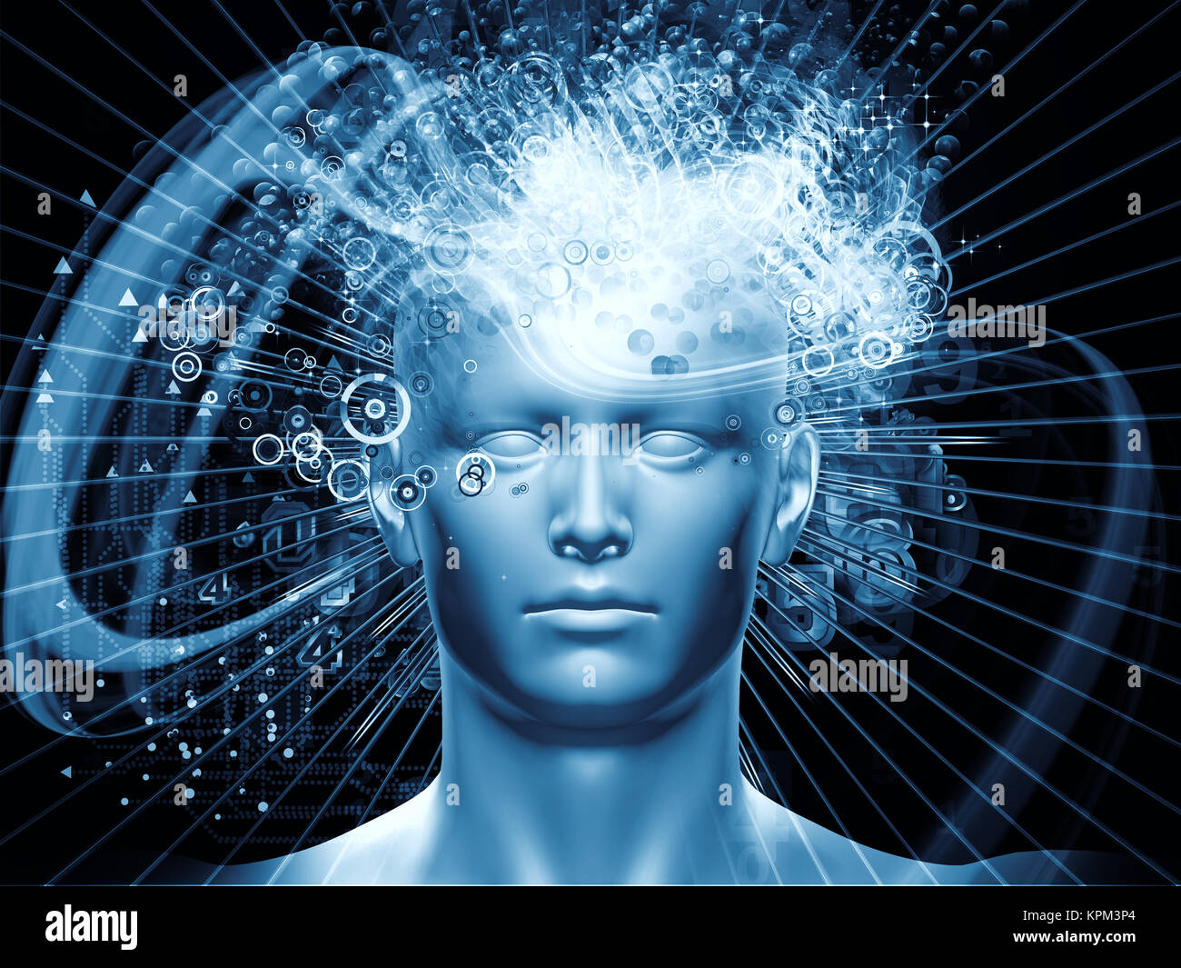 Source of Digital Thoughts Stock Photo - Alamy