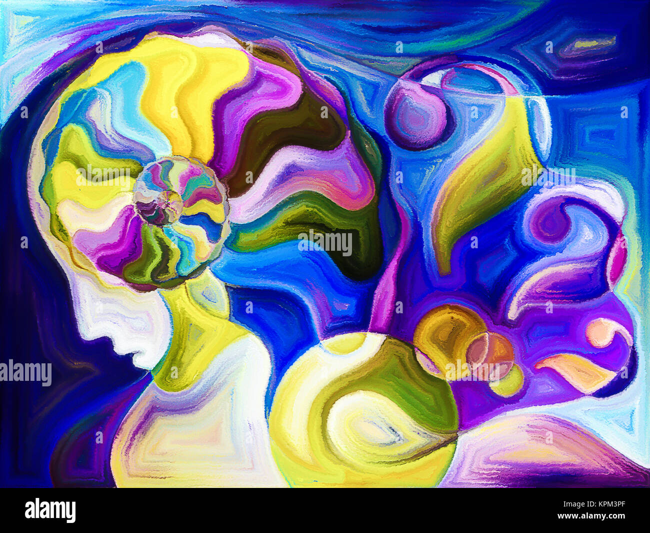 Swirl vision texture design hi-res stock photography and images - Alamy