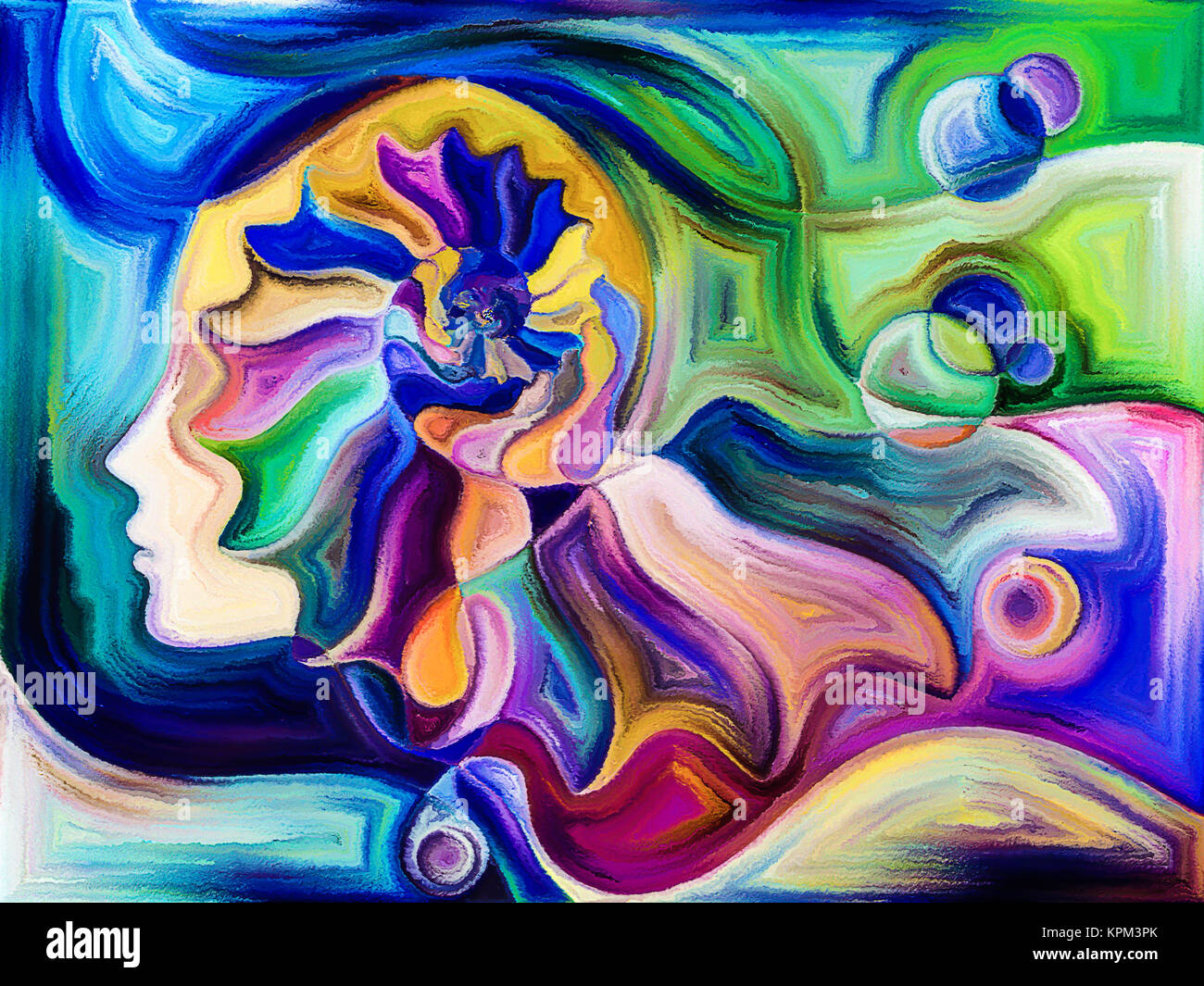 Conceptual Space Division Stock Photo - Alamy