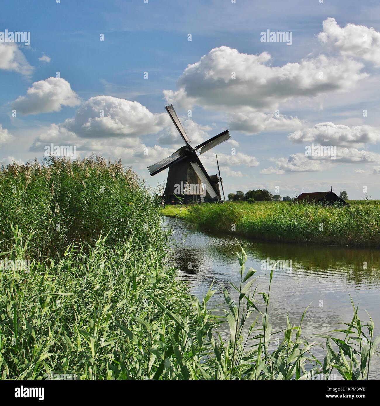 mill landscape Stock Photo - Alamy