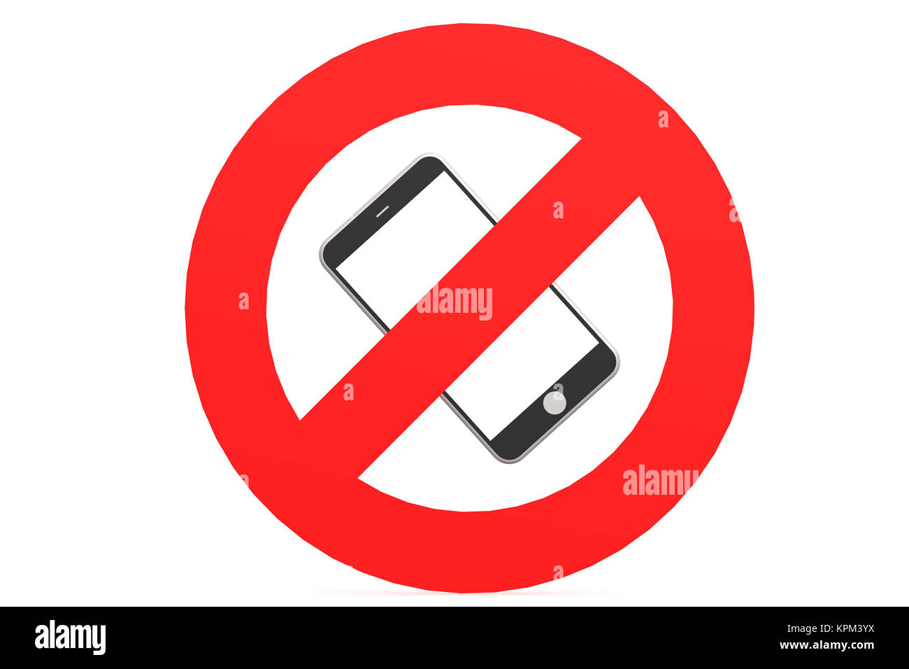 No mobile phone sign Stock Photo - Alamy