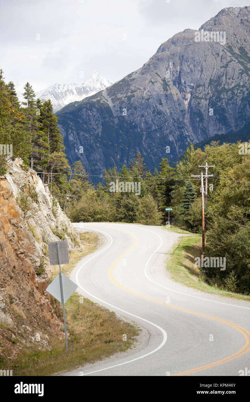 Roads in Alaska Stock Photo - Alamy