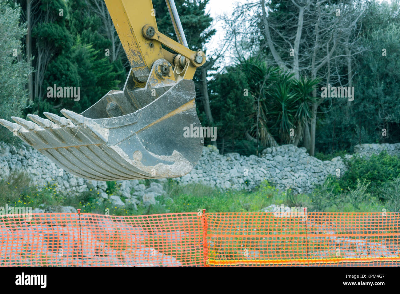 The excavator in activity Stock Photo - Alamy