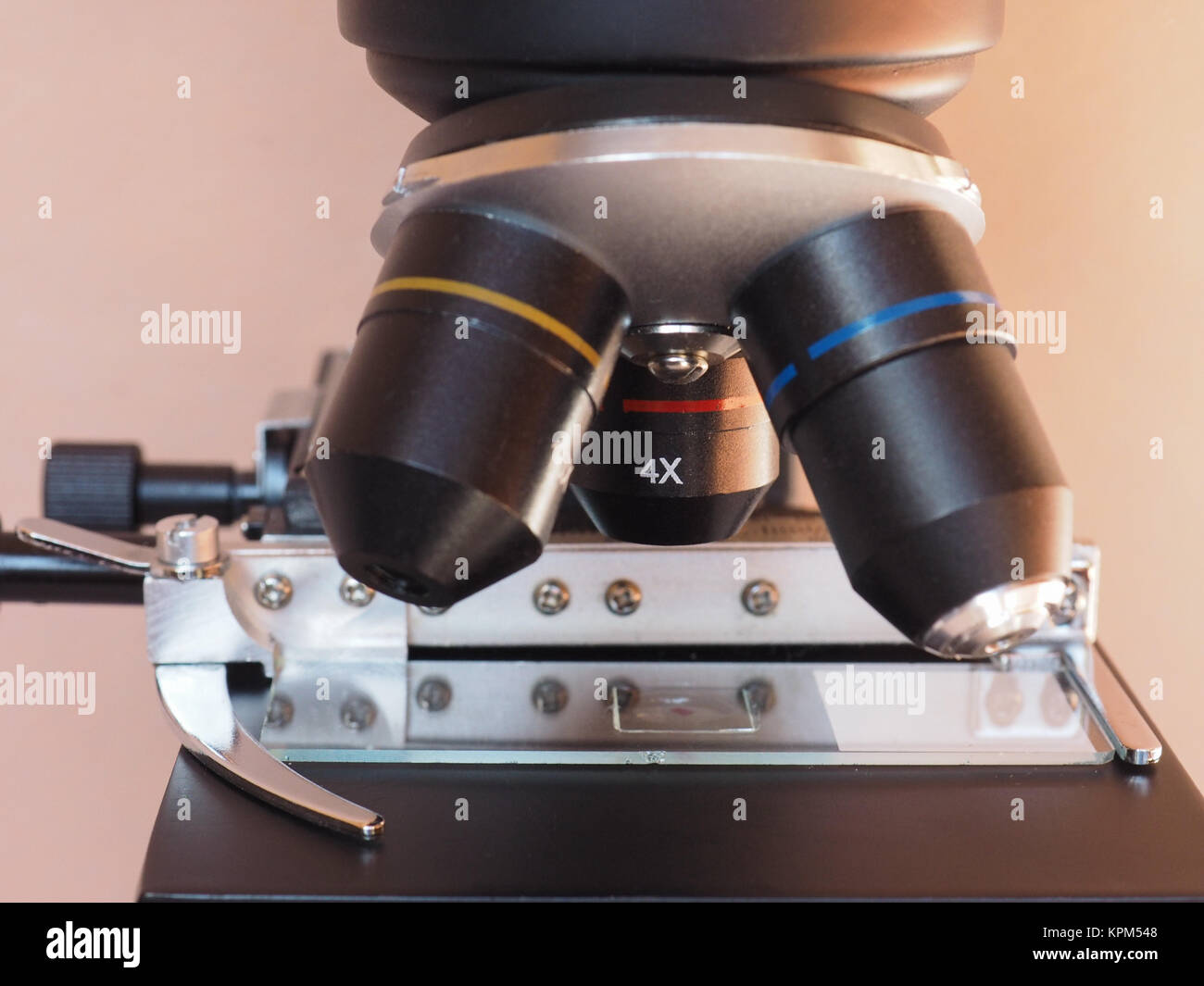 Light microscope detail Stock Photo - Alamy