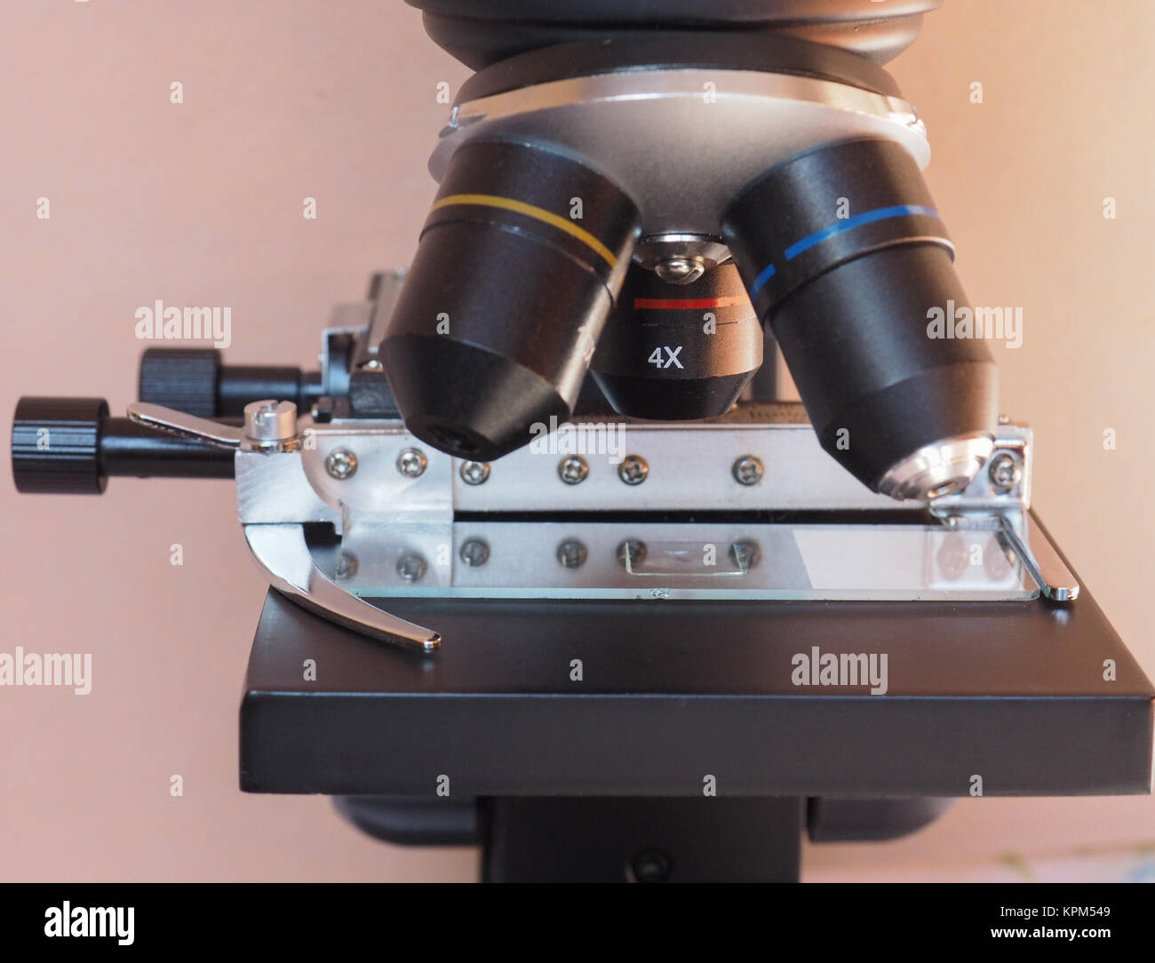 Light microscope detail Stock Photo - Alamy