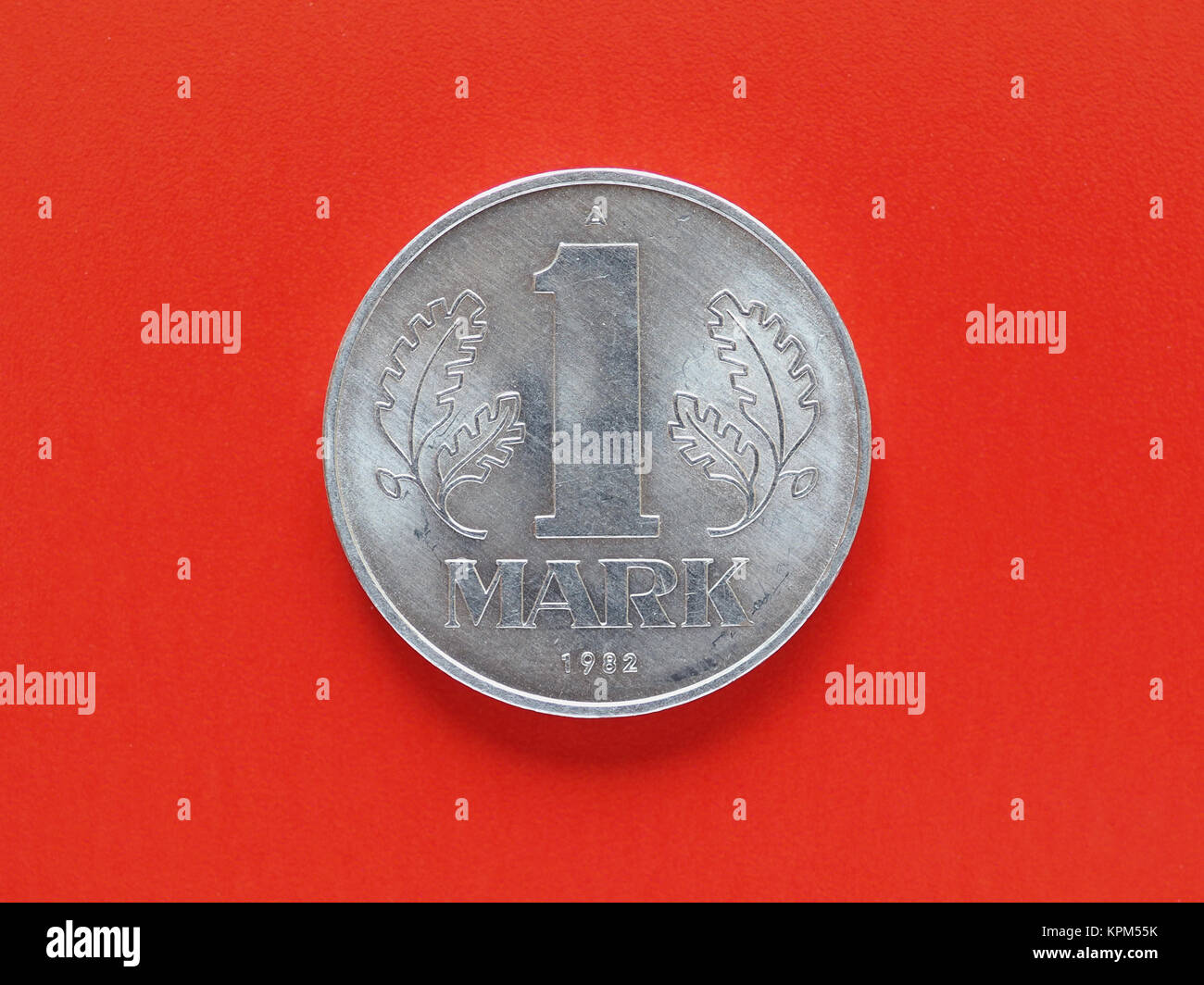 German DDR coin Stock Photo - Alamy