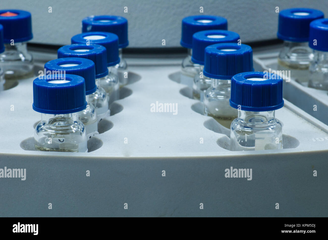 Sample Vials in Auto-Sampler Stock Photo - Alamy