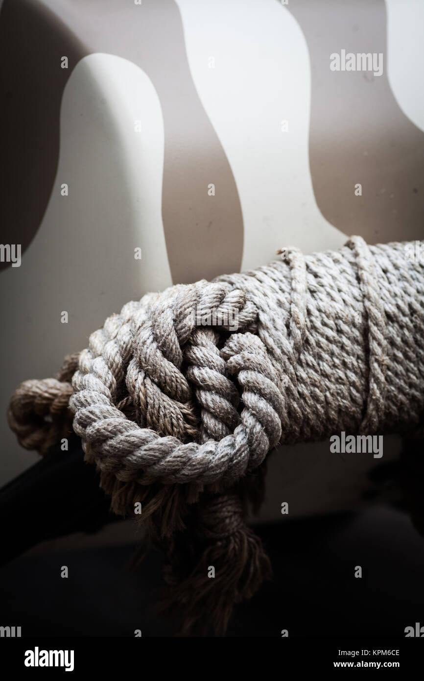 Color rope detail Stock Photo - Alamy