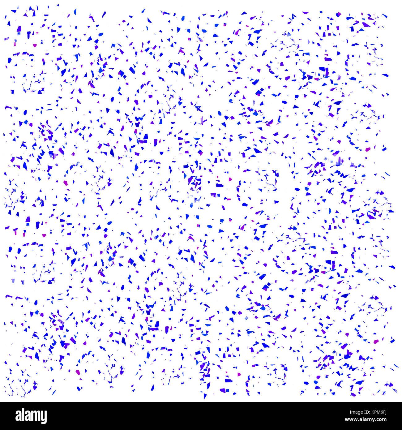 Blue Confetti Isolated Stock Photo - Alamy