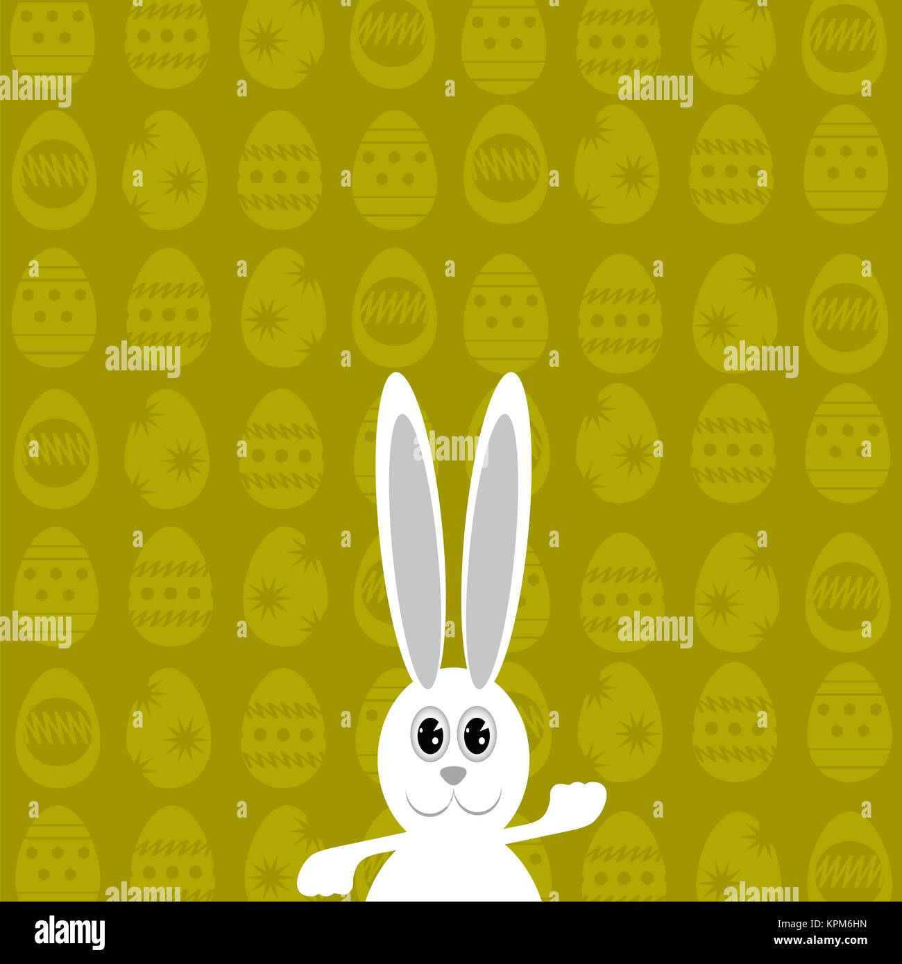 White Easter Rabbit Stock Photo - Alamy