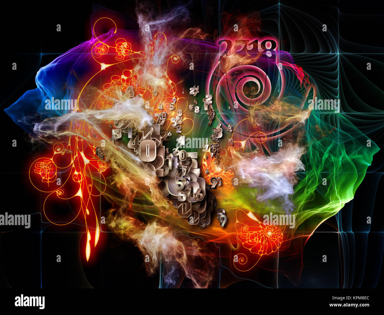 Petals of Math Visualization Stock Photo - Alamy