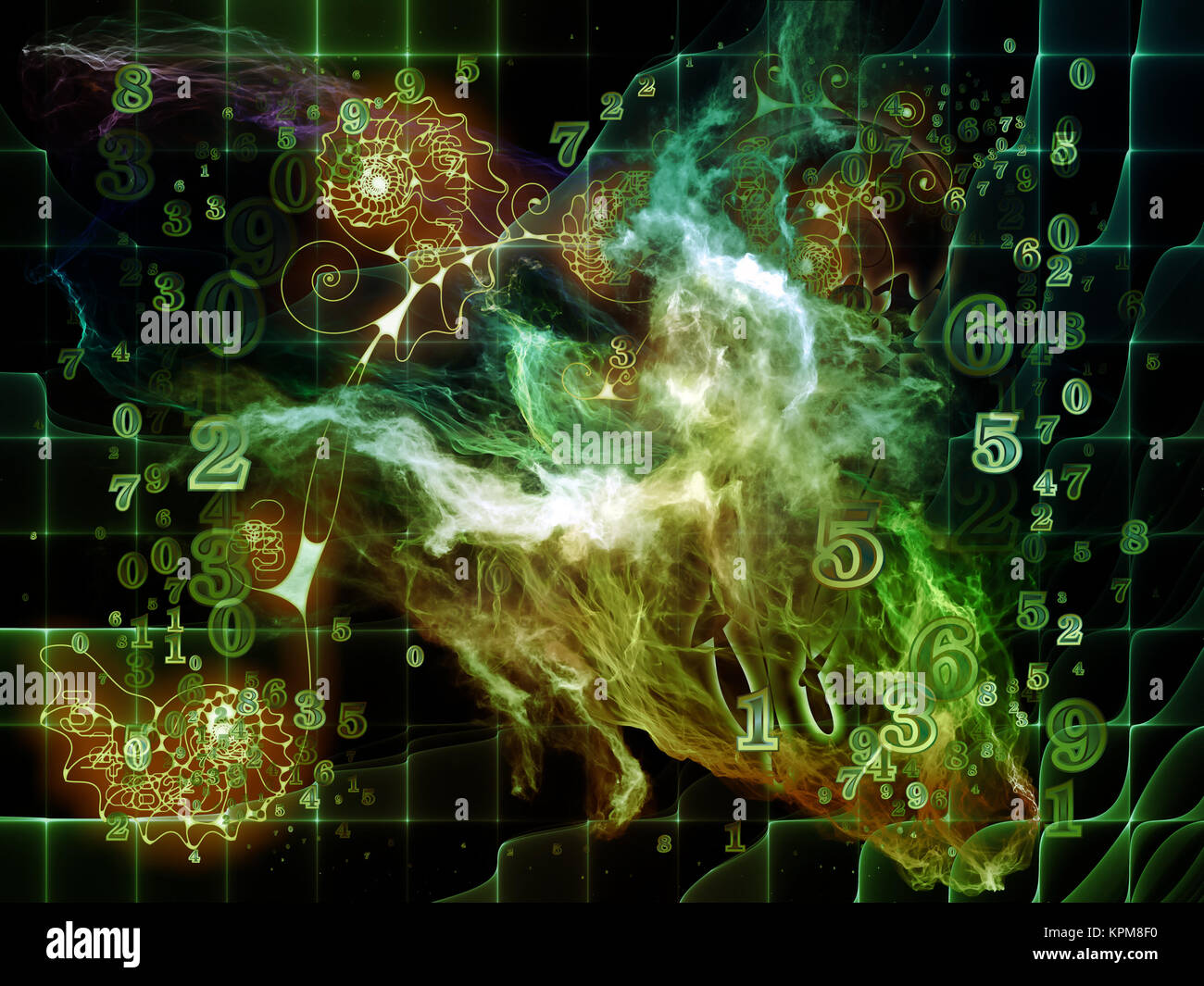 Evolving Math Visualization Stock Photo - Alamy