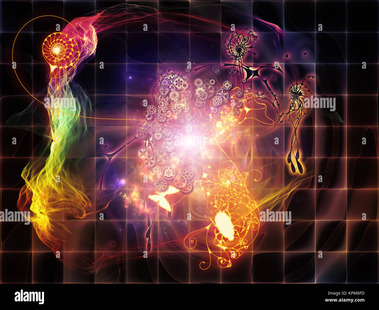 Synergies of Math Visualization Stock Photo - Alamy