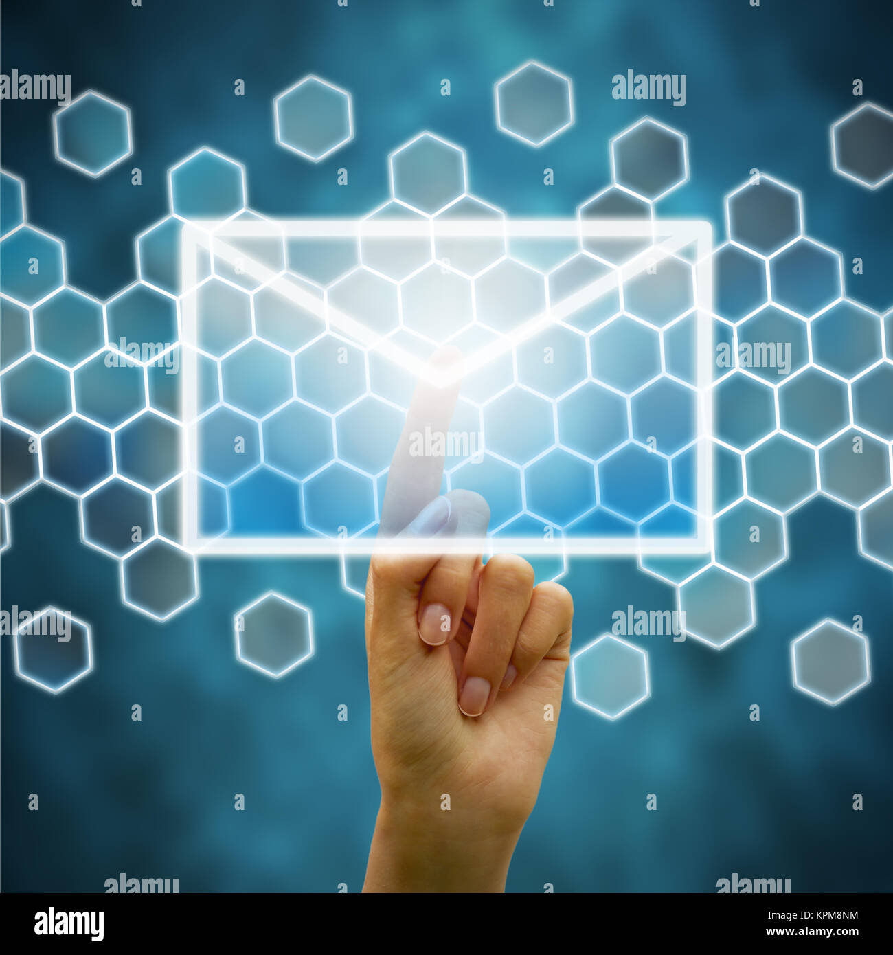 Woman hand using digital screen Stock Photo - Alamy