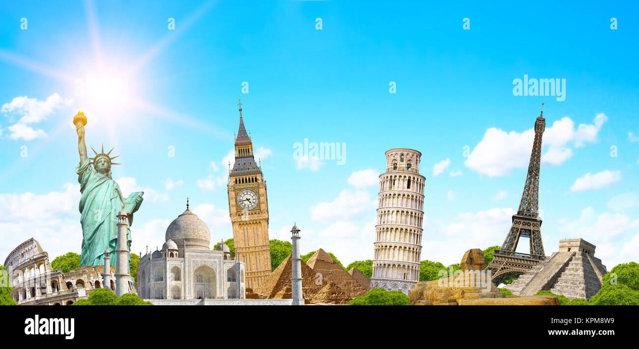 Famous monument of the world Stock Photo - Alamy