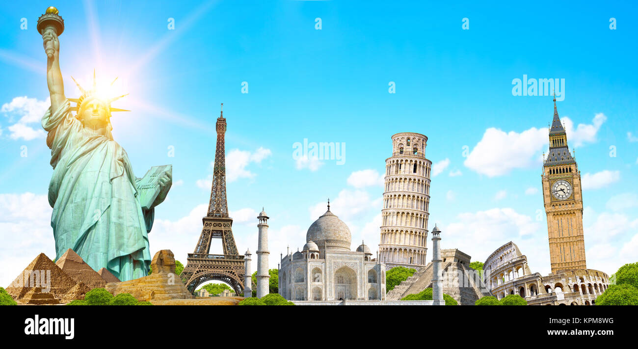 Famous monument of the world Stock Photo - Alamy