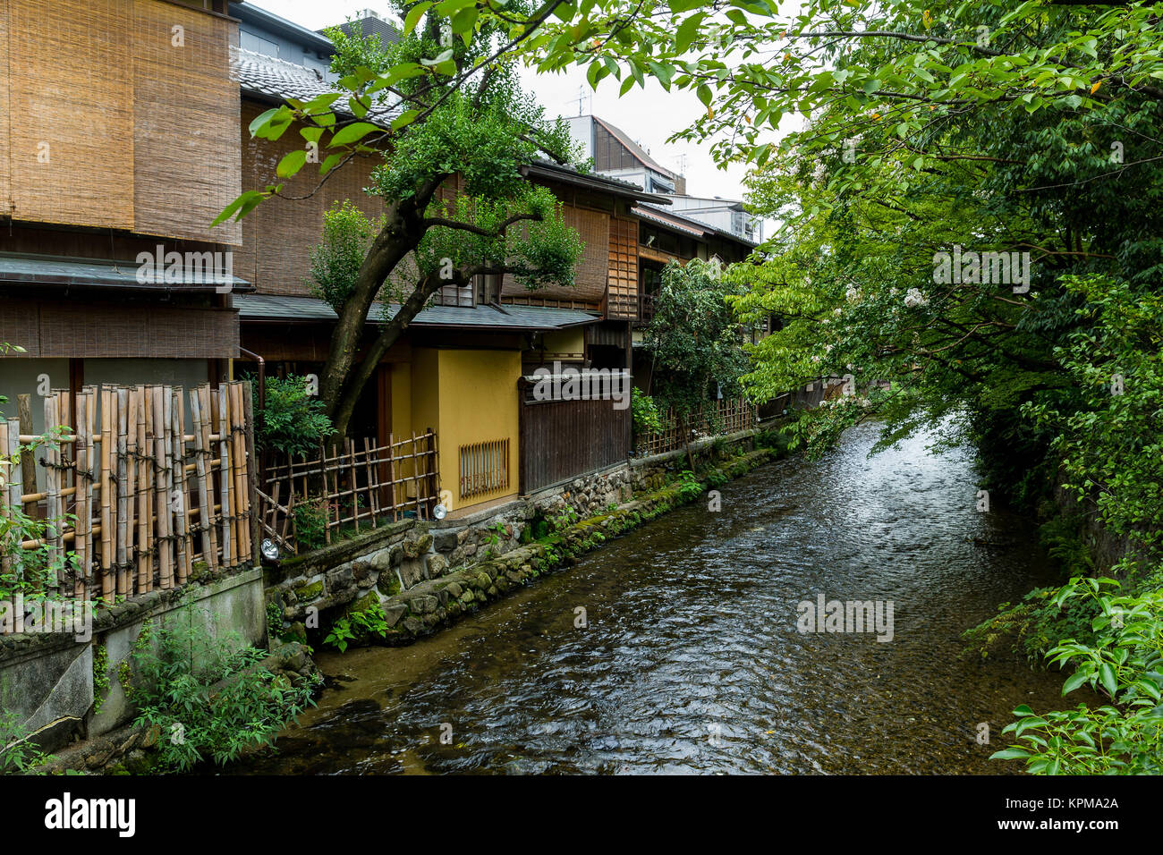 Wooden house in Kyoto Stock Photo - Alamy