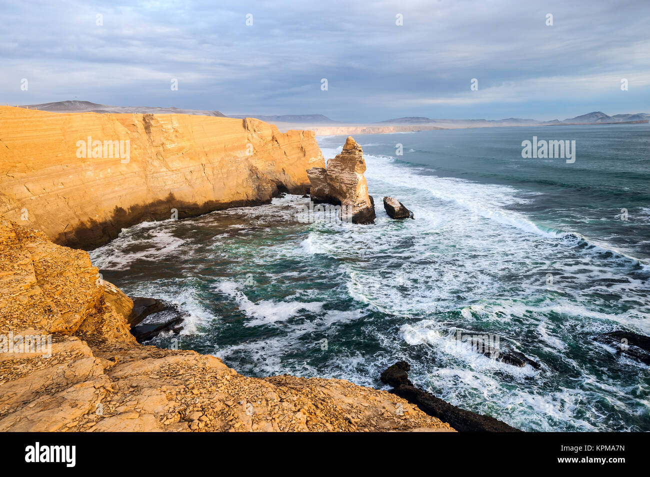 Cathedral Rock Formation, Peruvian Coastline, Rock formations at the ...